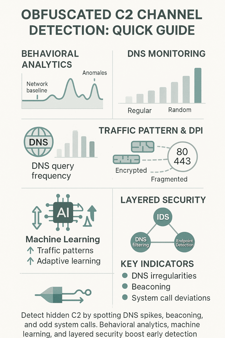 Obfuscated C2 Channel Detection: Quick Guide